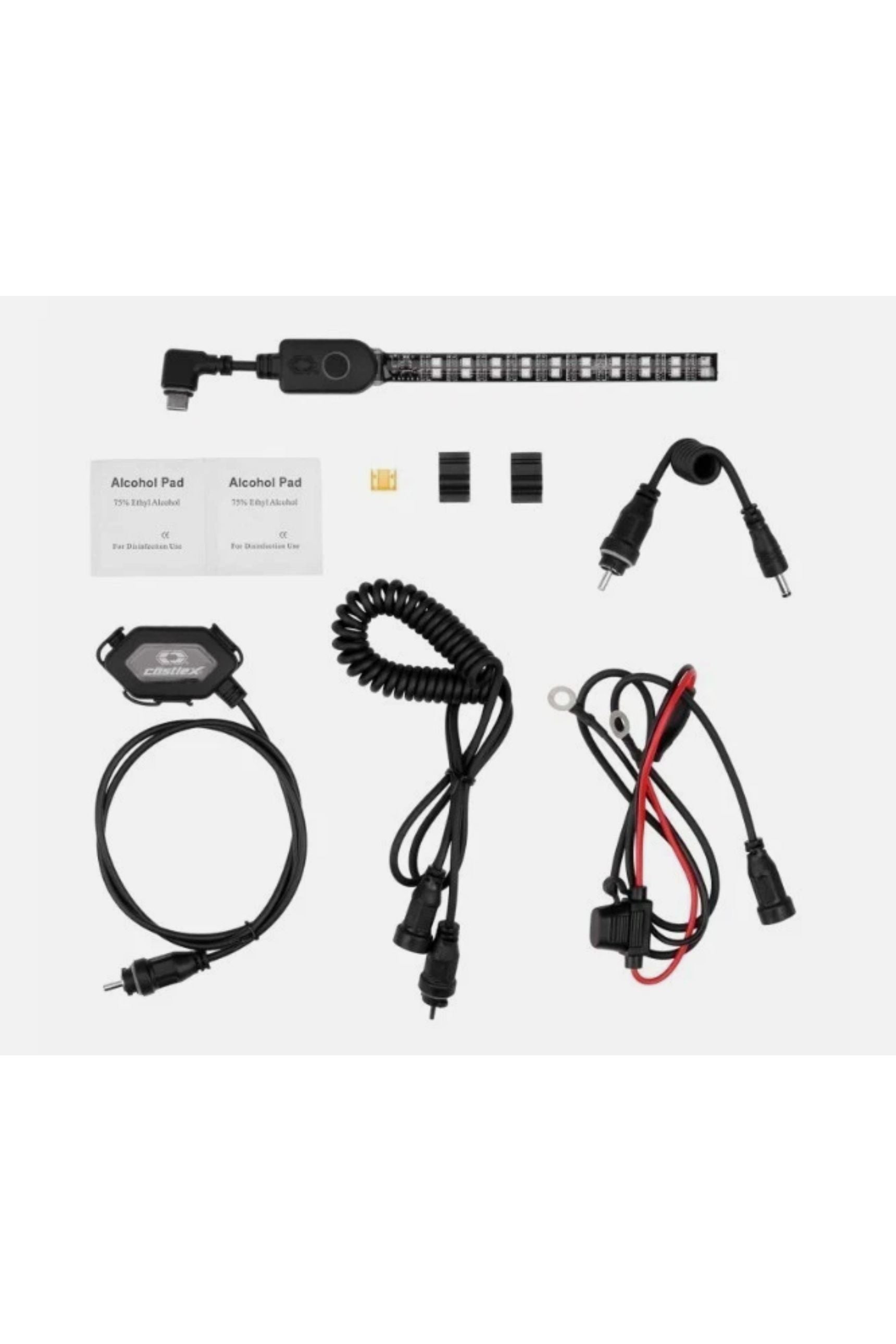 Castle X Snowmobile Helmet Illuminator LED Helmet Light Kit 47-151 ...